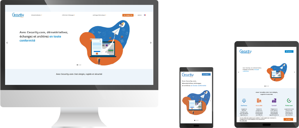 Lancement du nouveau site internet du groupe Cecurity.com - Cecurity.com